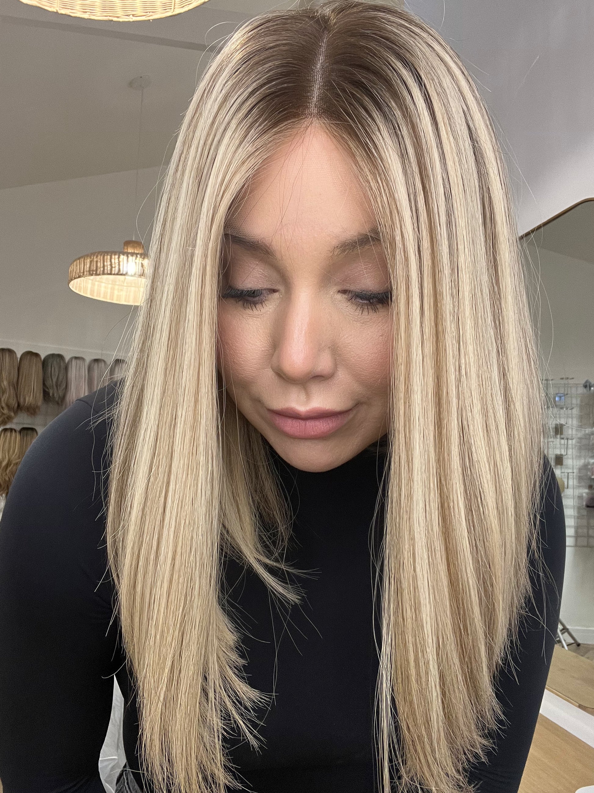 Georgia - Luxury Lace Top Wig – Pretty Little Wigs By Hollie